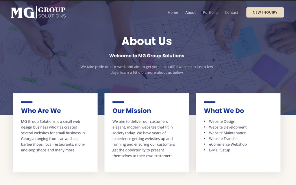 About - MG Group Solutions